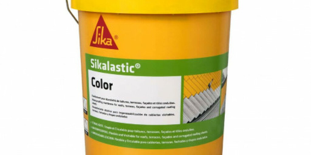 Revêtement souple imperméable toitures SikaLastic Color blanc
